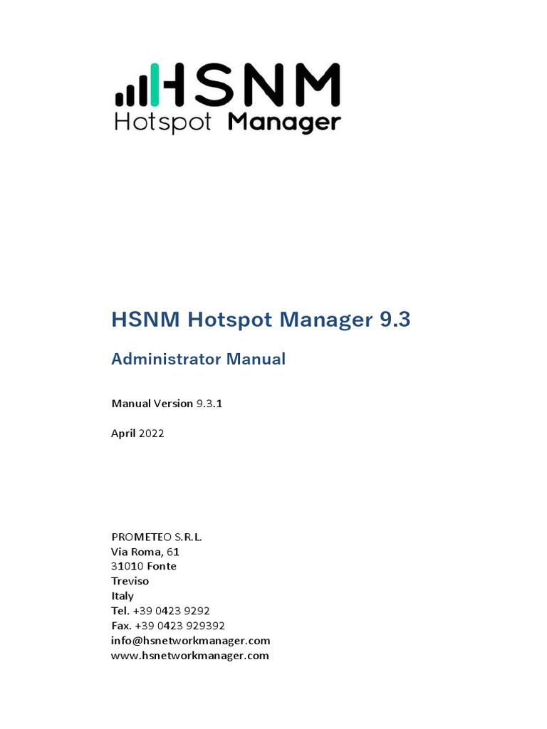 Administration Manual | PDF | Server (Computing) | Application Software