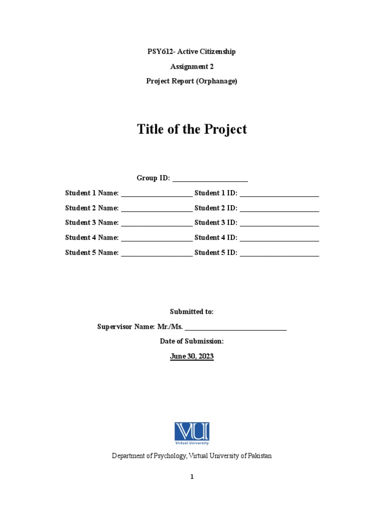 Spring 2023 - PSY612 - 8178 - 2 | PDF | Methodology | Psychology