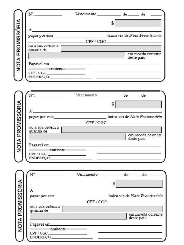 Nota Promissória | PDF
