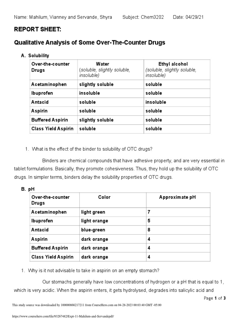 Expt. 11 Mahilum and Servande PDF | PDF