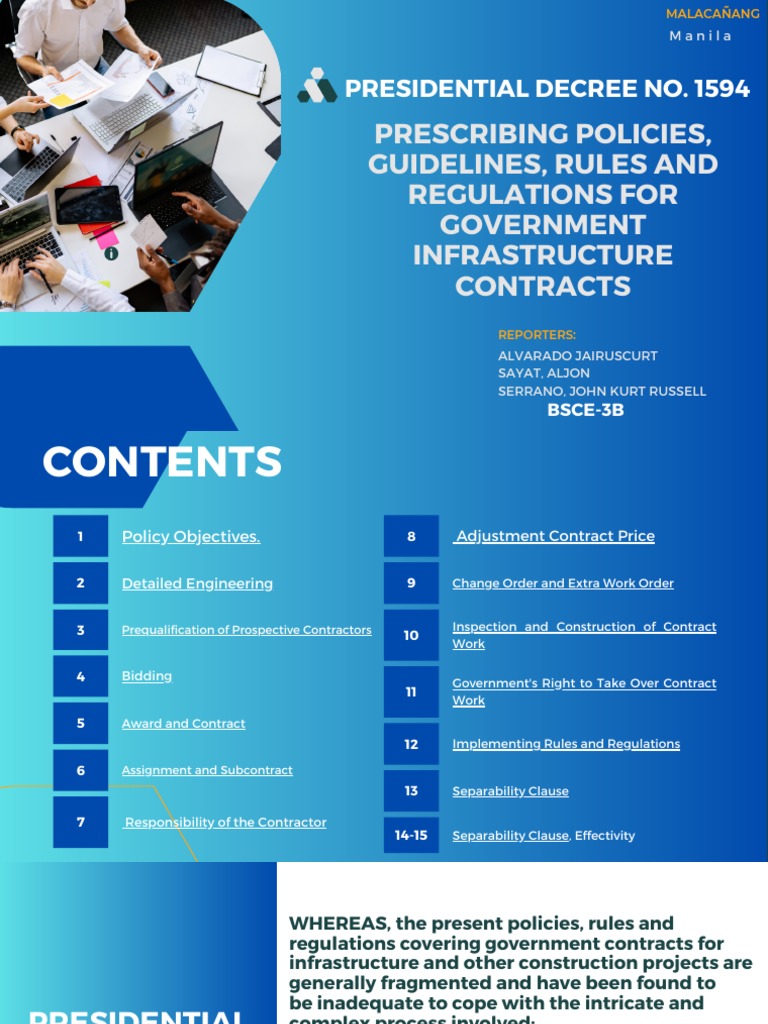 Bsce 3B Group 9 PD 1594 Alvarado Serrano Sayat | PDF | Decree | Employment