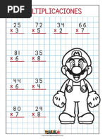 Rompecabezas de Multiplicaciones | PDF