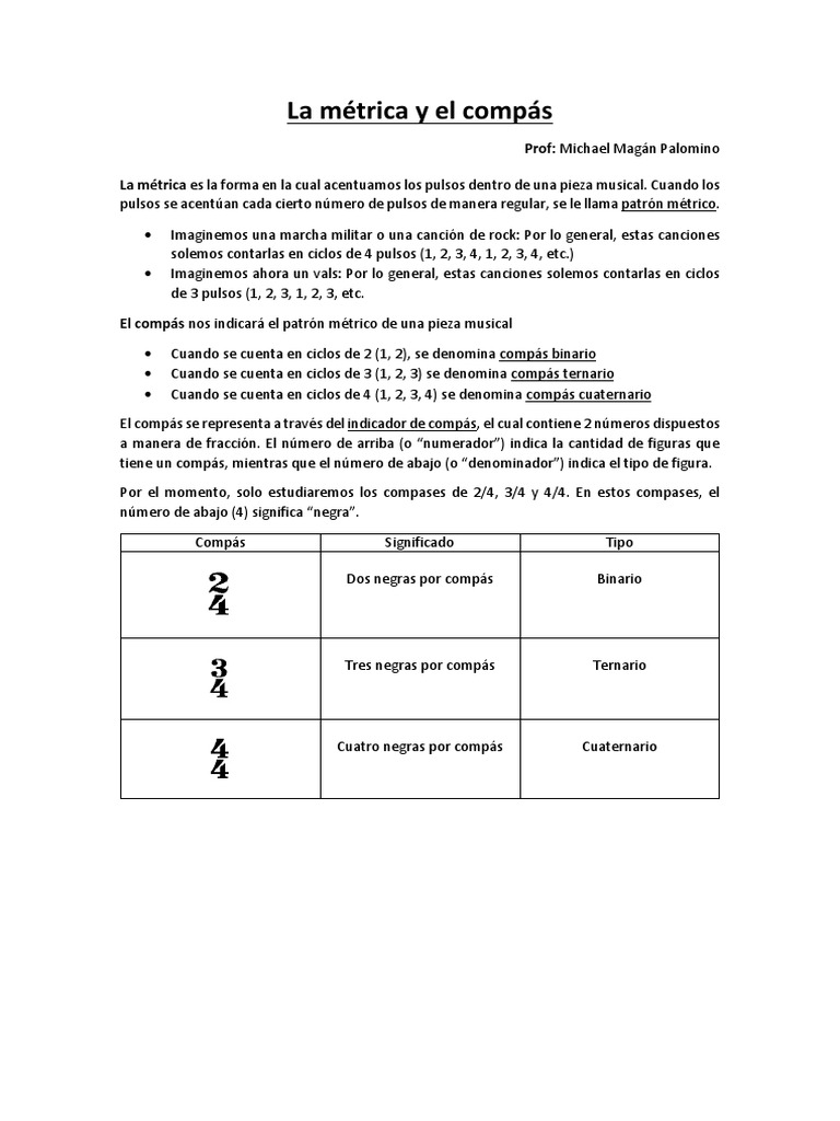 La Métrica y El Compás | PDF