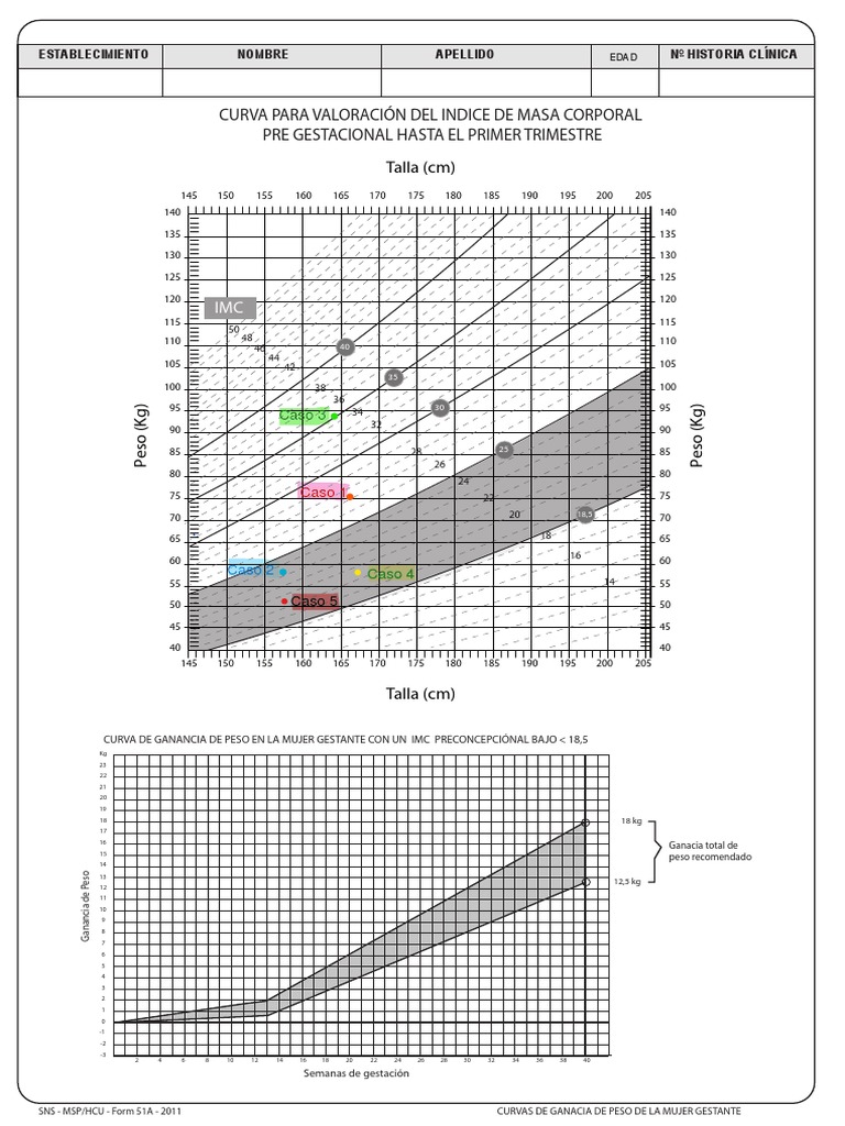 Curvas | PDF | Índice de masa corporal | El embarazo