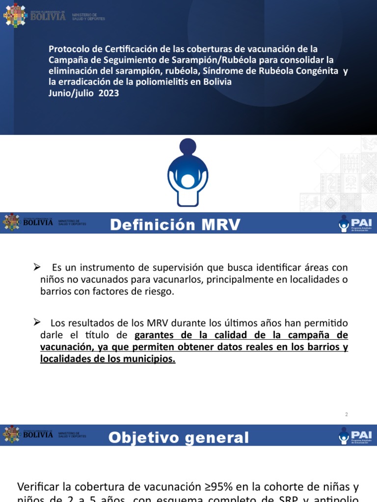 Protocolo de Certificacion Junio 2023 Final 6vi23 | PDF | Vacunas | Sarampión