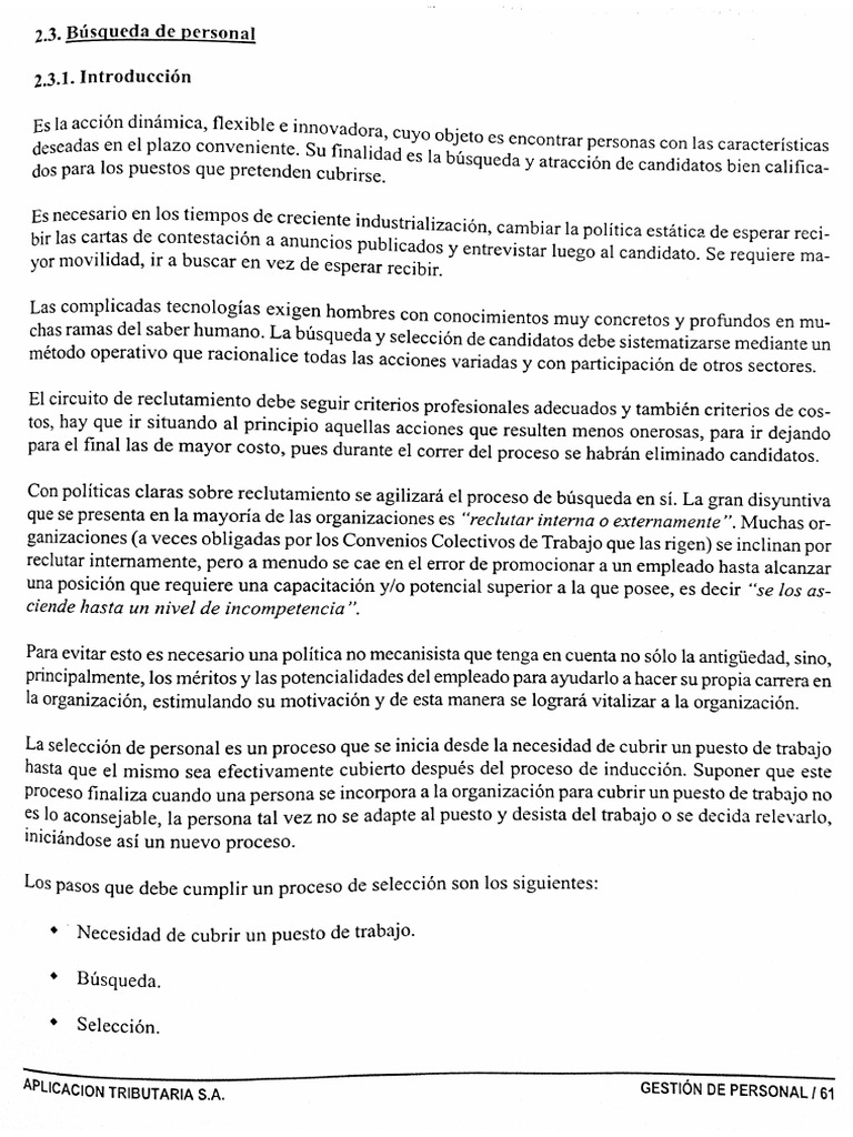 Schiel - Orozco. Reclutamiento, Selección e Inducción de Personal. | PDF
