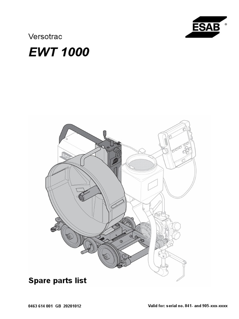 Versotrac EWT 100 Instruction Manual 0463 614 001 | PDF