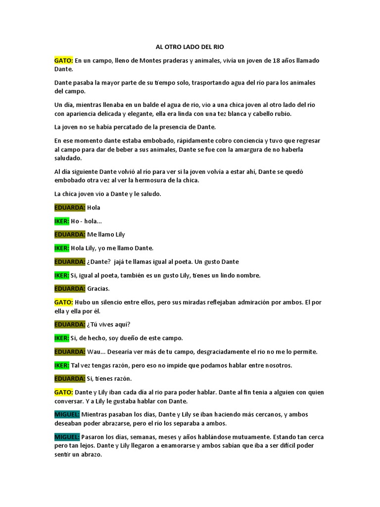 Al Otro Lado Del Rio | PDF