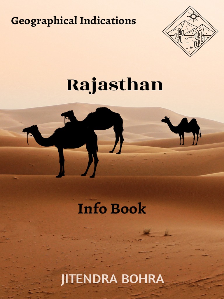 Info Book Geographical Indications Rajasthan | PDF