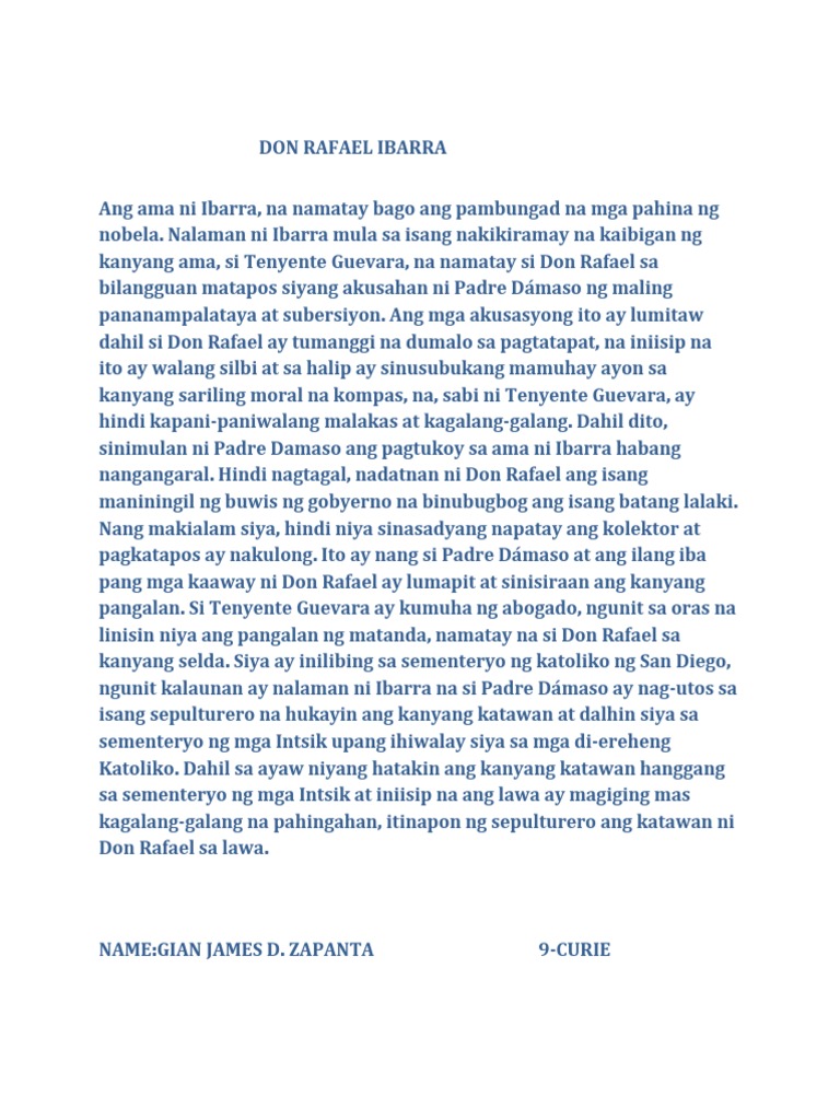 Don Rafael Ibarra | PDF