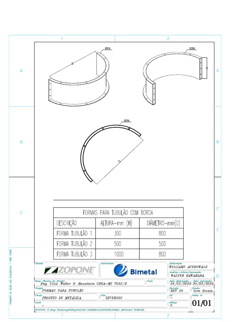 Forma_400 e 600 Chapa Calandrada-layout1 | PDF