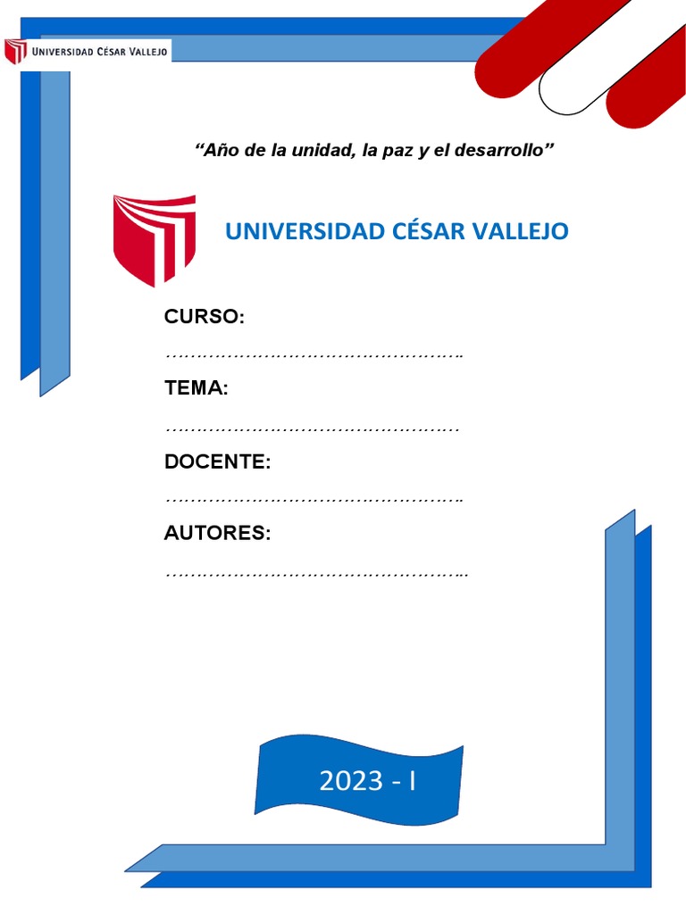Carátula Ucv | PDF