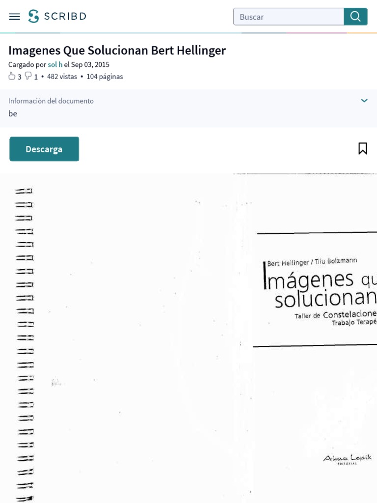 BH Imagenes Que Solucionan Bert Hellinger | PDF | Scribd | Internet