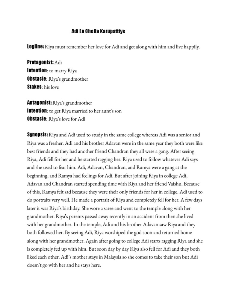 Adi en Chella Karupattiye | PDF
