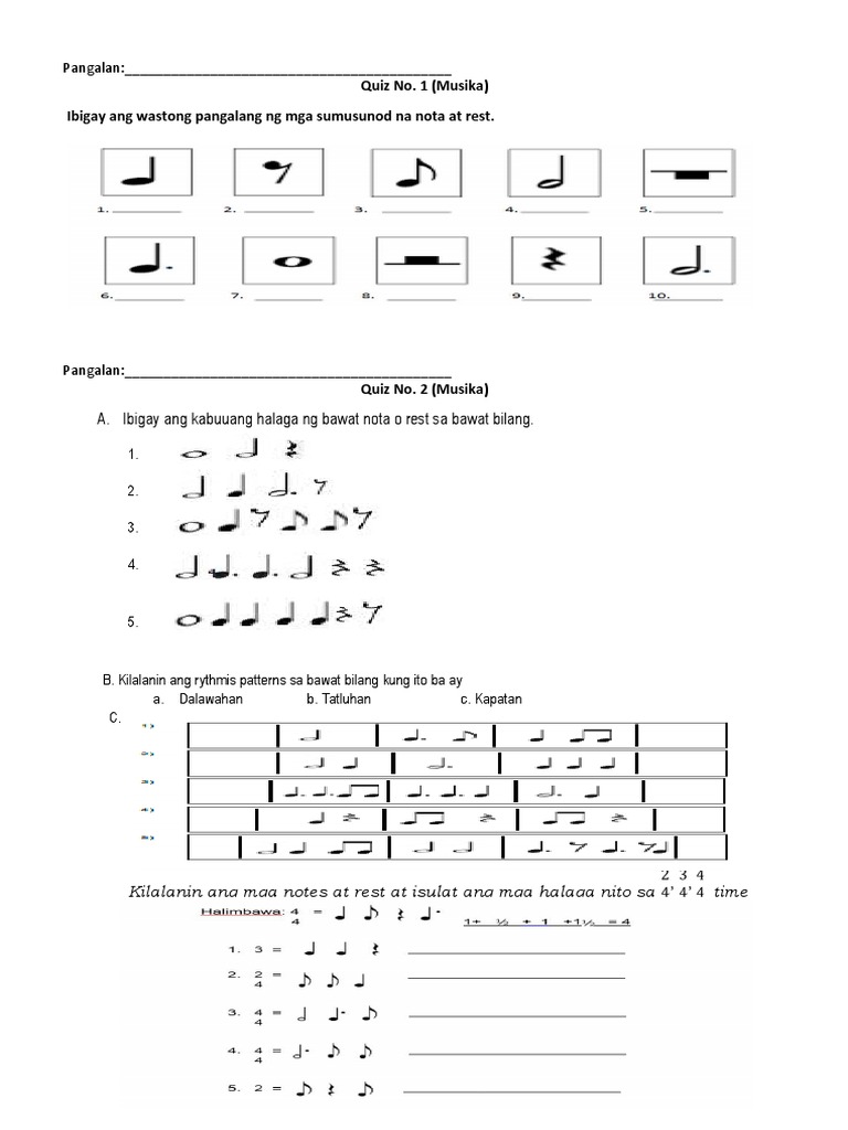 Mapeh Quiz | PDF