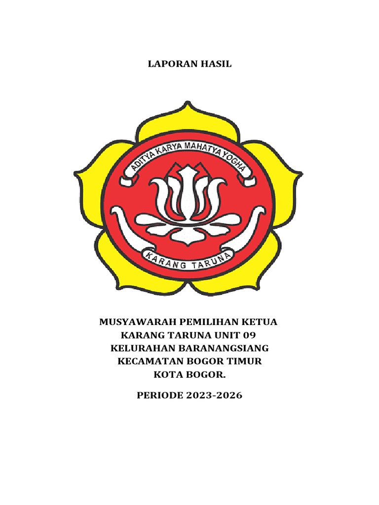 Pengajuan SK KATAR UNIT 09 Kel. Baranangsiang | PDF