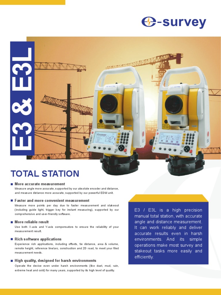 E3&E3L Datasheet-V2.0-ENG - Compressed | PDF | Angular Resolution | Optics