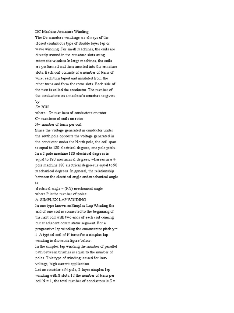 Principles of Coil Winding | PDF