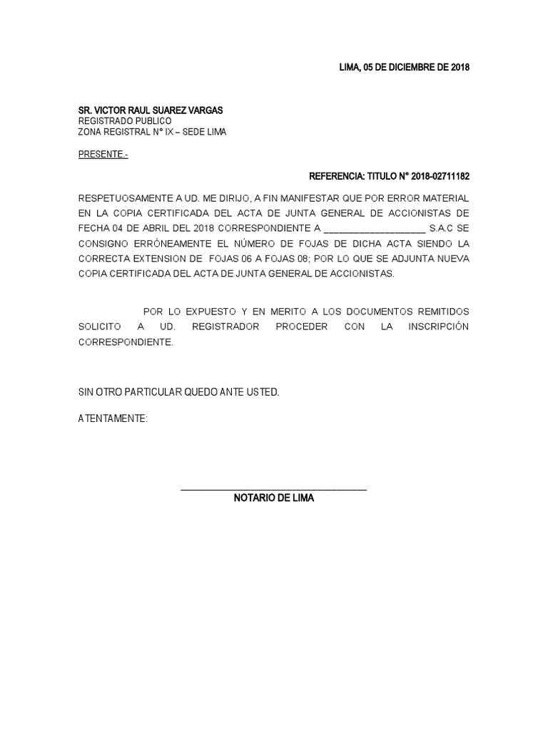 Escrito - Entrega de Documentos | PDF