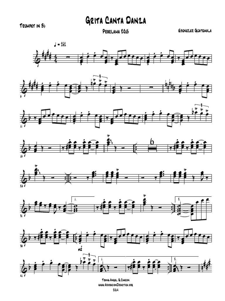 Grita Canta Danza Trompeta | PDF