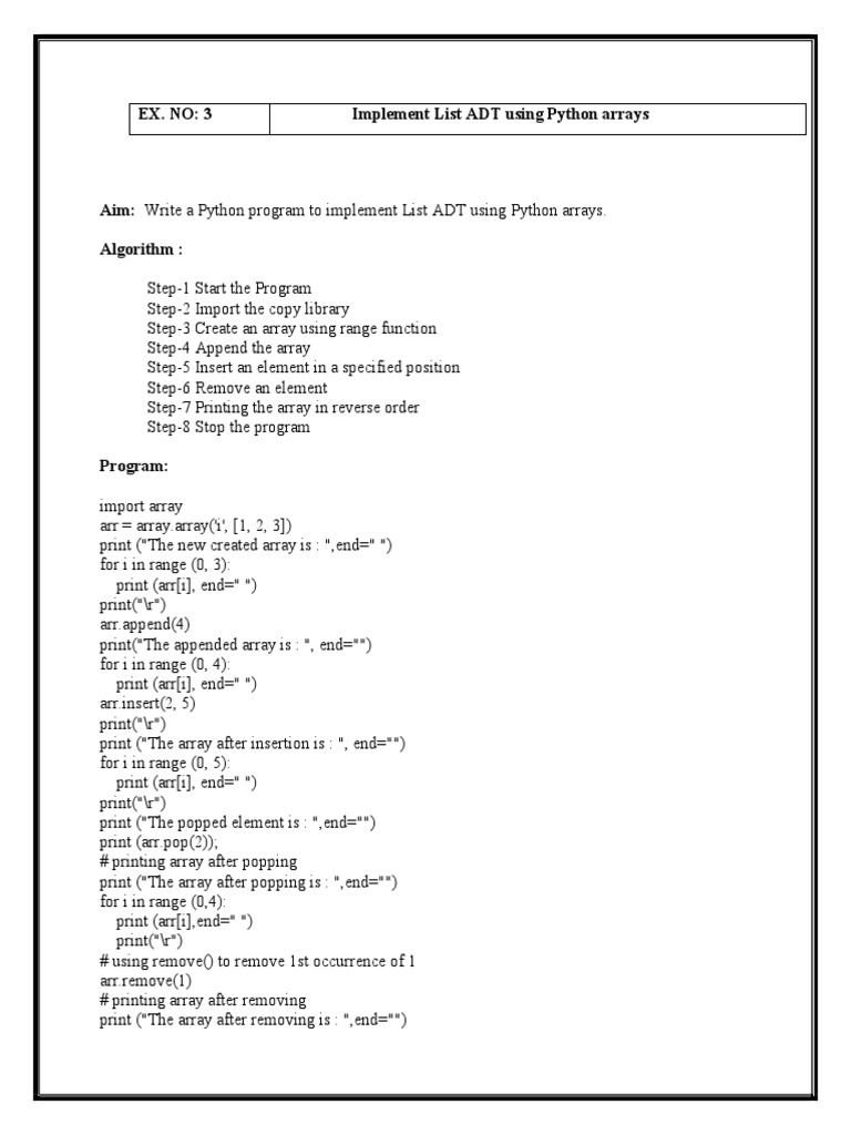 Exp 3 - 6 (A) | PDF | Queue (Abstract Data Type) | Computer Data