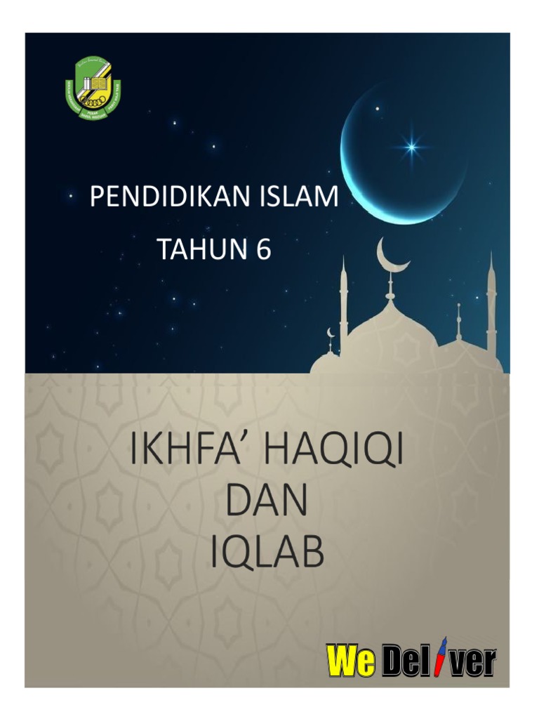 TAJWID TAHUN 6 IKHFA' HAKIKI DAN IQLAB | PDF