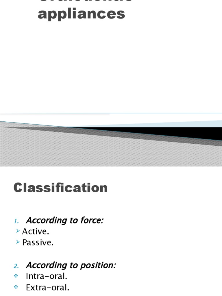 Functional Appliances | PDF | Orthodontics | Dentistry Branches