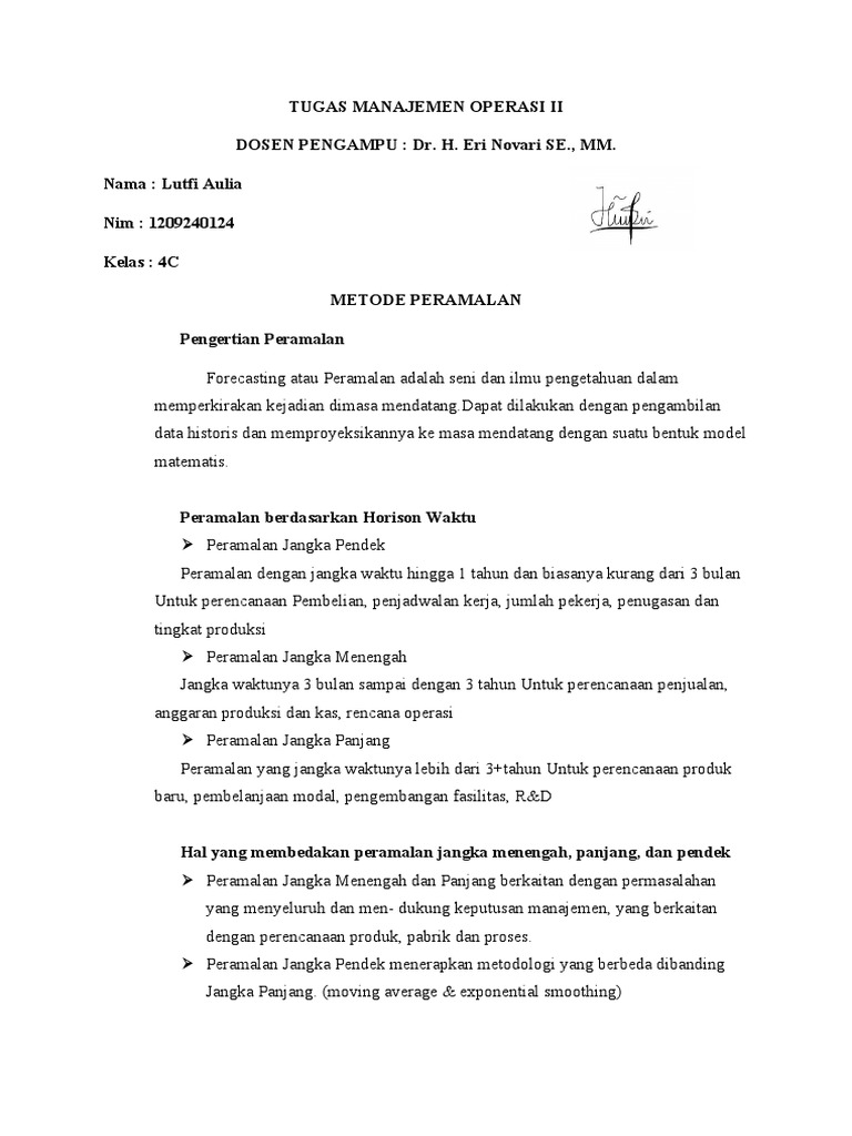 Lutfi Aulia - 1209240124 - MNJ Operasi II | PDF