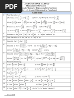 Math IEB Formula Sheet | PDF