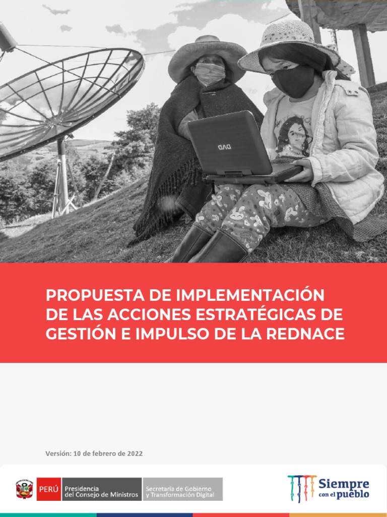 Estrategia de Implementación REDNACE - Final - PCM-SGTD PDF | PDF