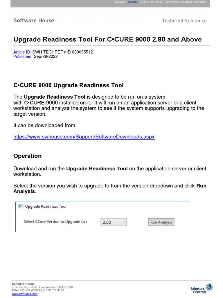CCURE9000 SWH-TECHREF-nID-000035512 LT en | PDF | License | Computing