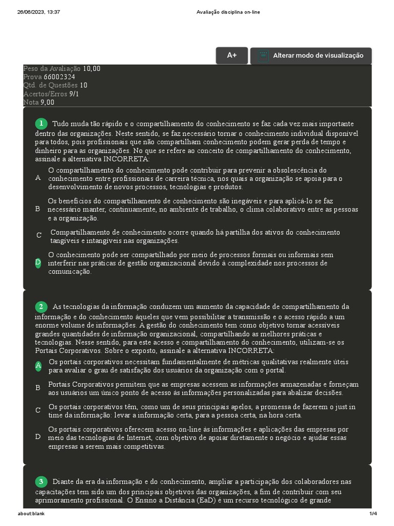 Estudo Transversal V | PDF | Gestão do conhecimento | Conhecimento