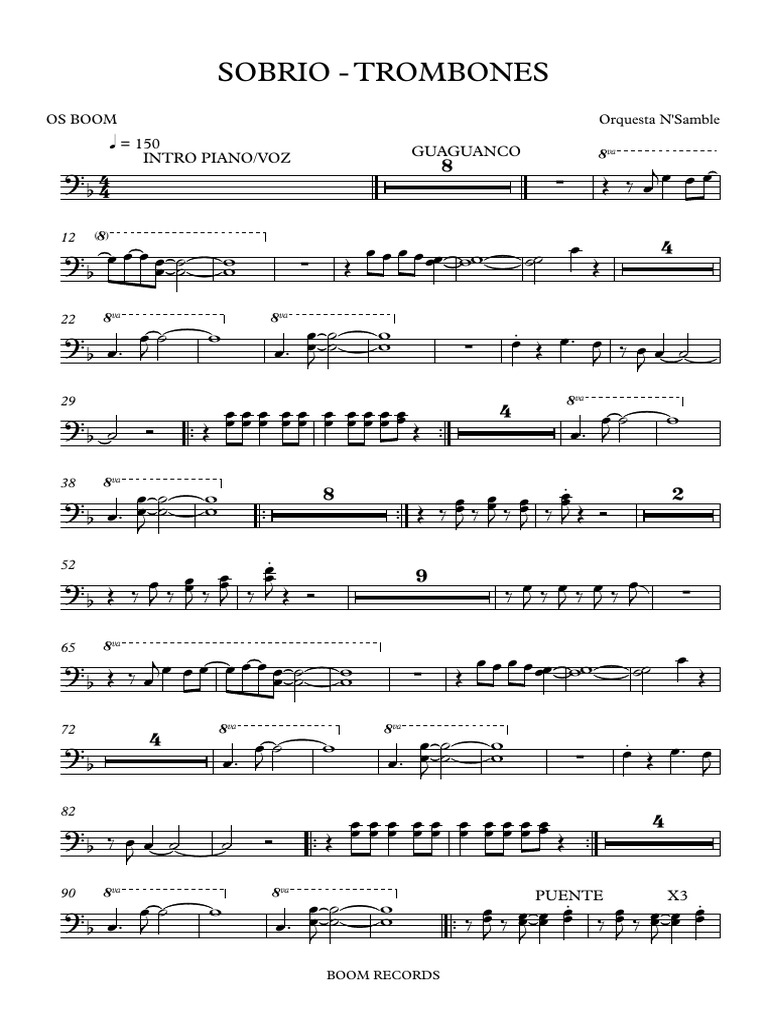 Sobrio - Trombones | PDF