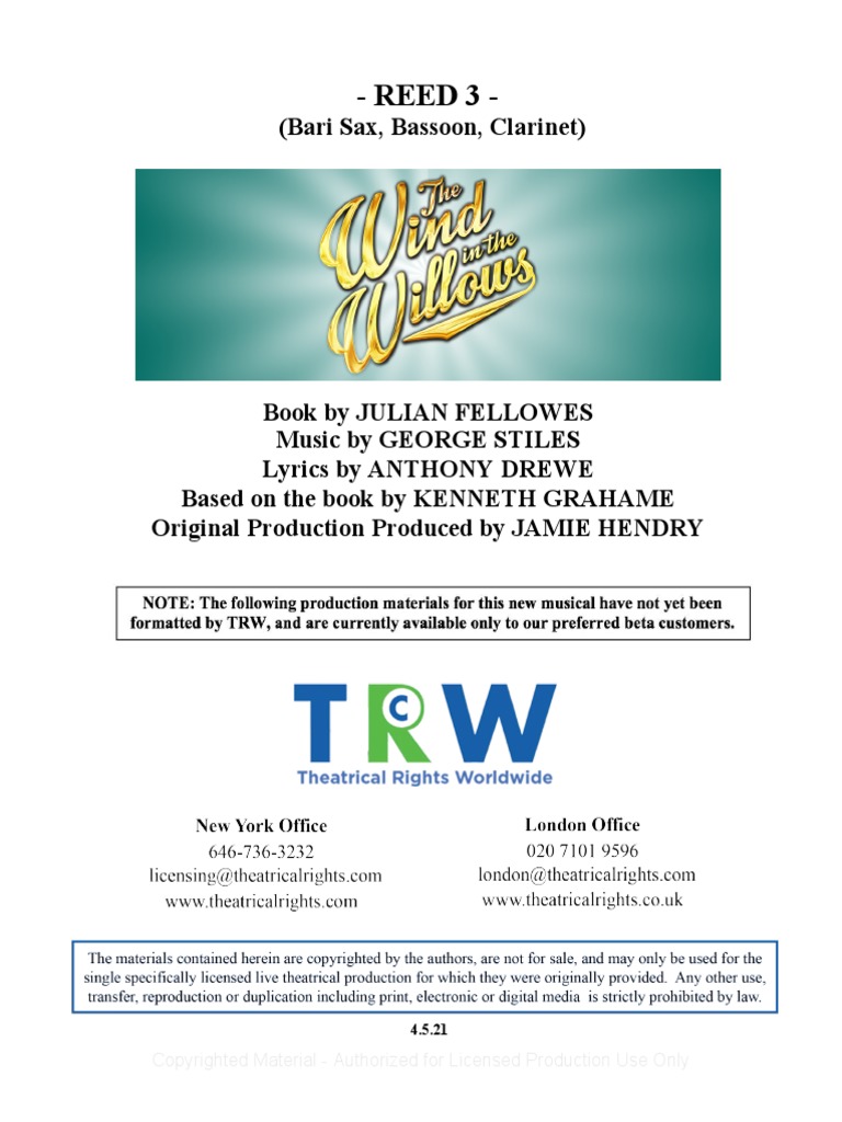 Witw RD3 | PDF | Music Technology | Classical Music