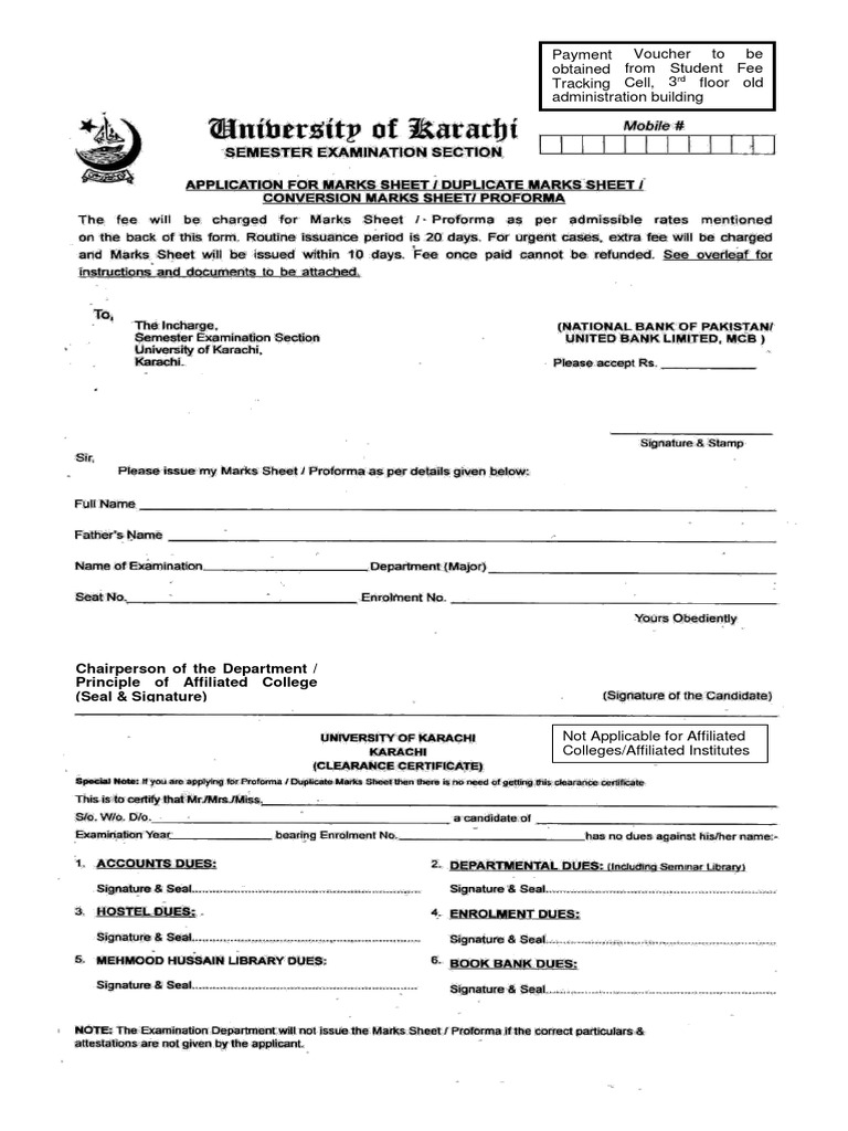 Mark Sheet Regular | PDF