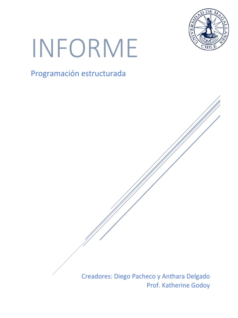 Informe: Programación Estructurada | PDF | Programa de computadora ...