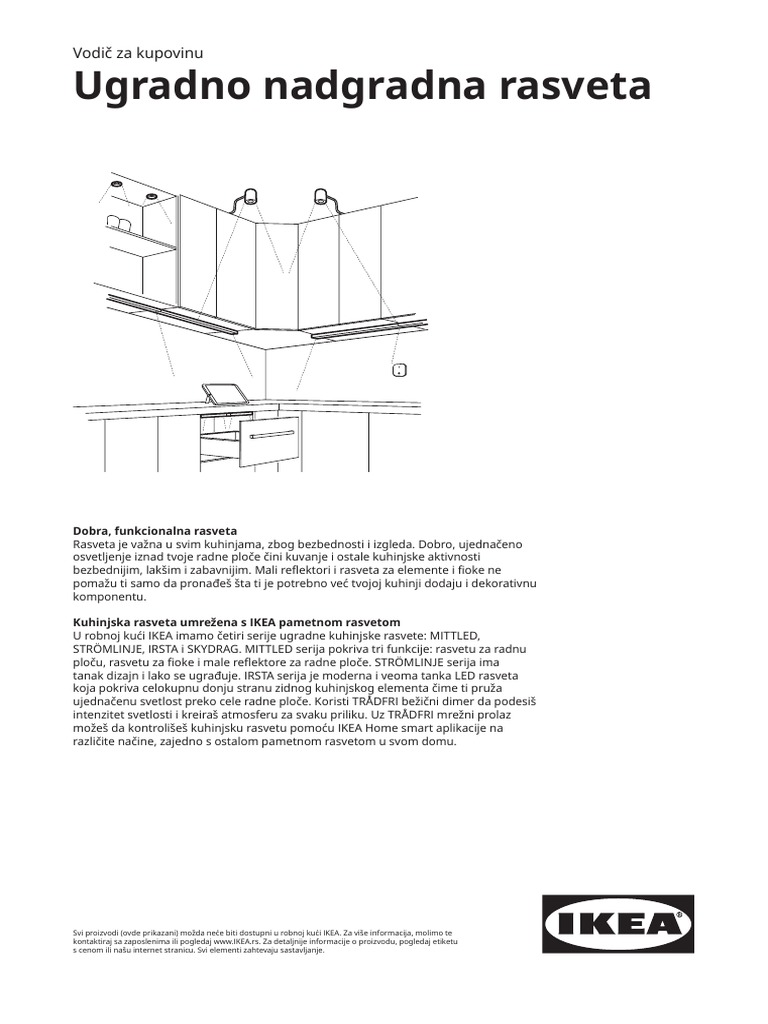 Integrated Kitchen Lighting Buying Guide A4 Rs | PDF