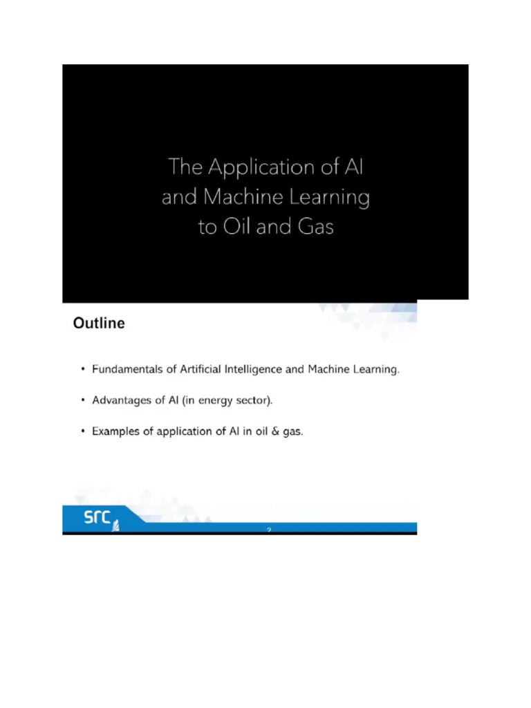 3 - Machine Learning and Artificial Intelligence in Oil and Gas | PDF