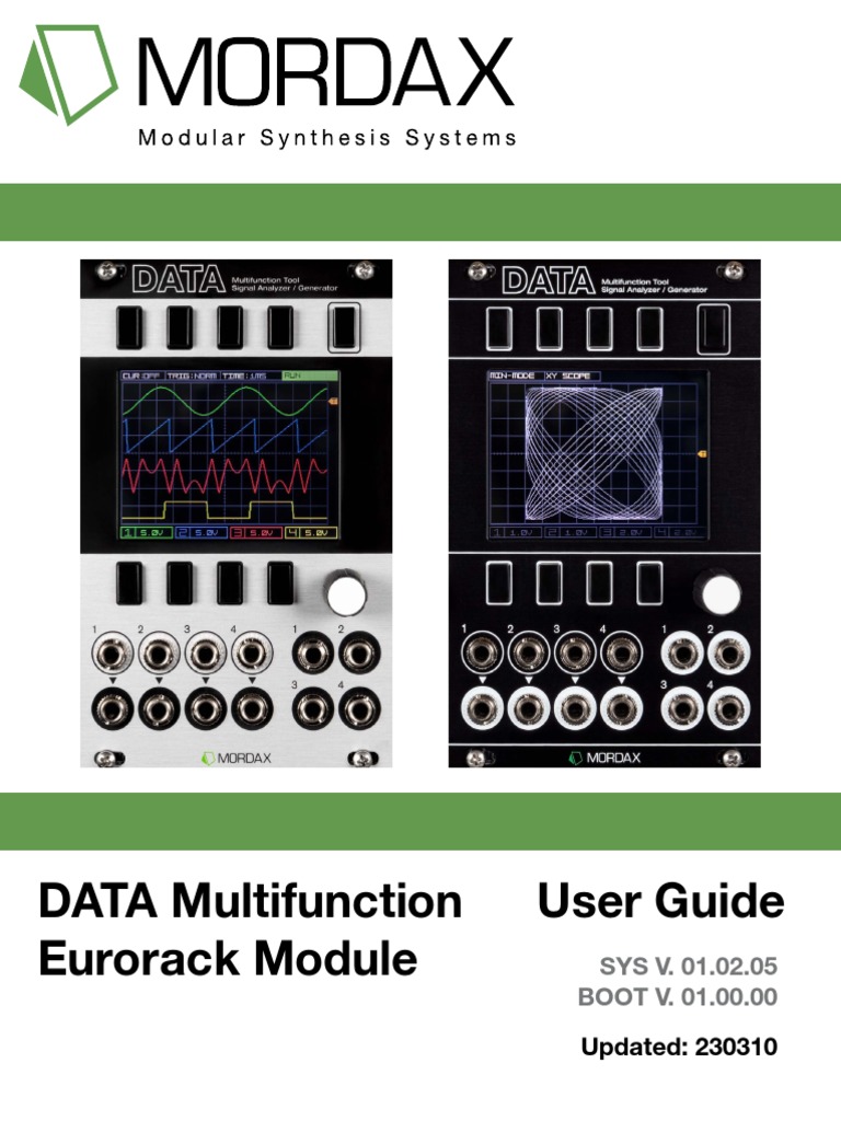 Mordax DATA - User Guide | PDF