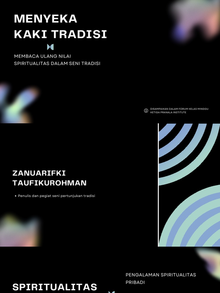 Membaca Ulang Nilai Spiritualitas Dalam Seni Tradisi | PDF