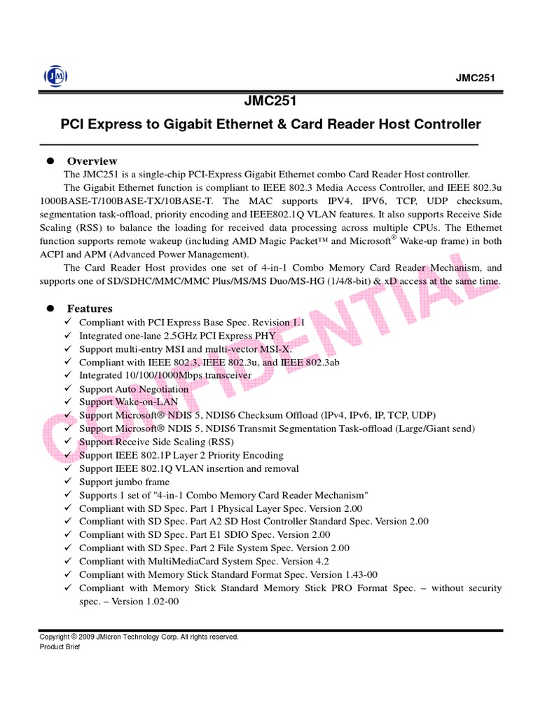 JMC251 | PDF | Electronics | Computer Data