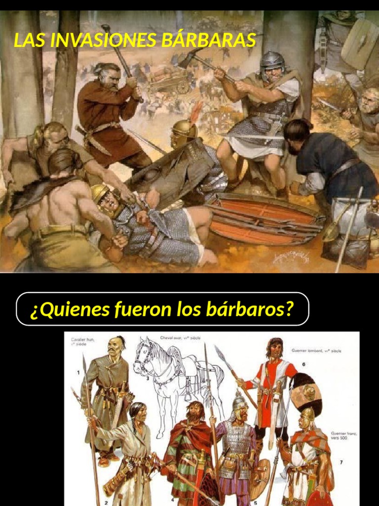 Invasiones Bárbaras y Reinos Germánicos | PDF | Pueblos germánicos ...