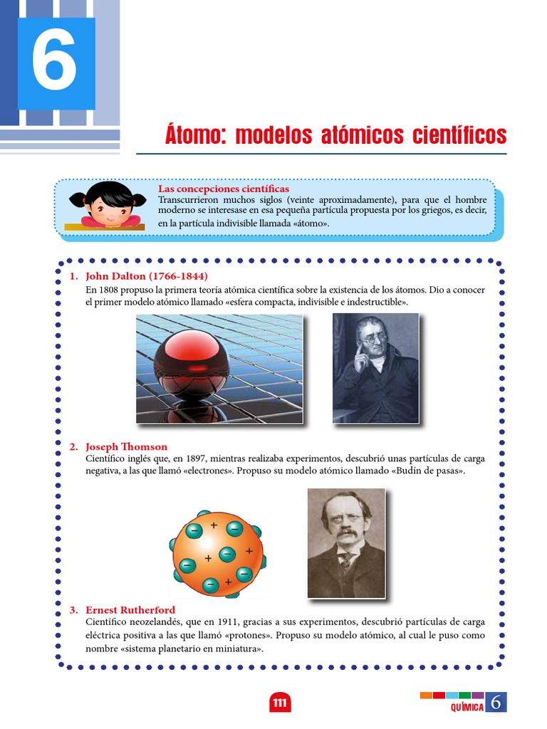 Ficha 6 - Átomo Modelos Atómicos | PDF | Átomos | Química