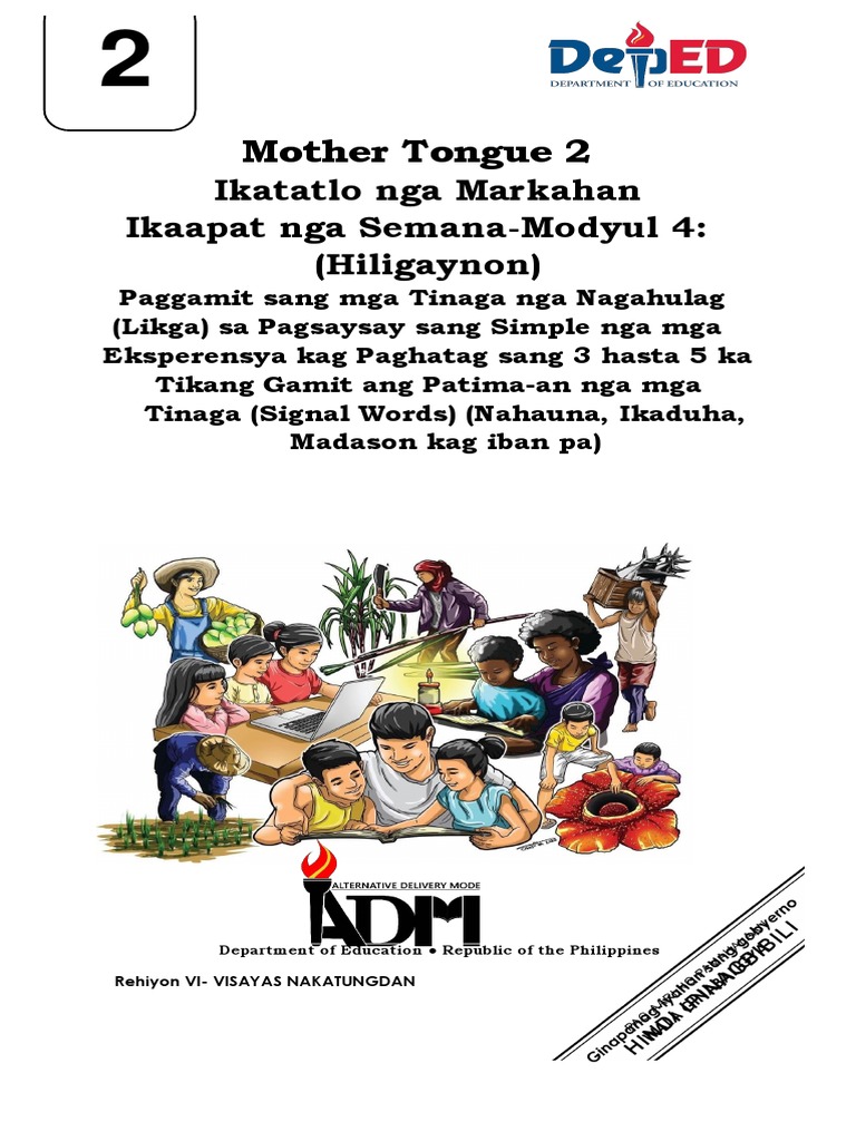 MTB 2 SLM 3RD Modyul 4 Corrected Pages Deleted 1 | PDF