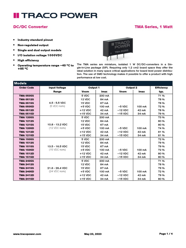 Tma Datasheet | PDF | Amplifier | Electronic Filter