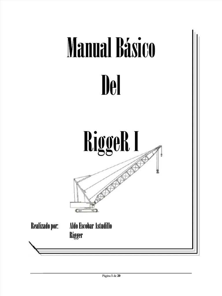Manual Basico Del Rigger - I | PDF