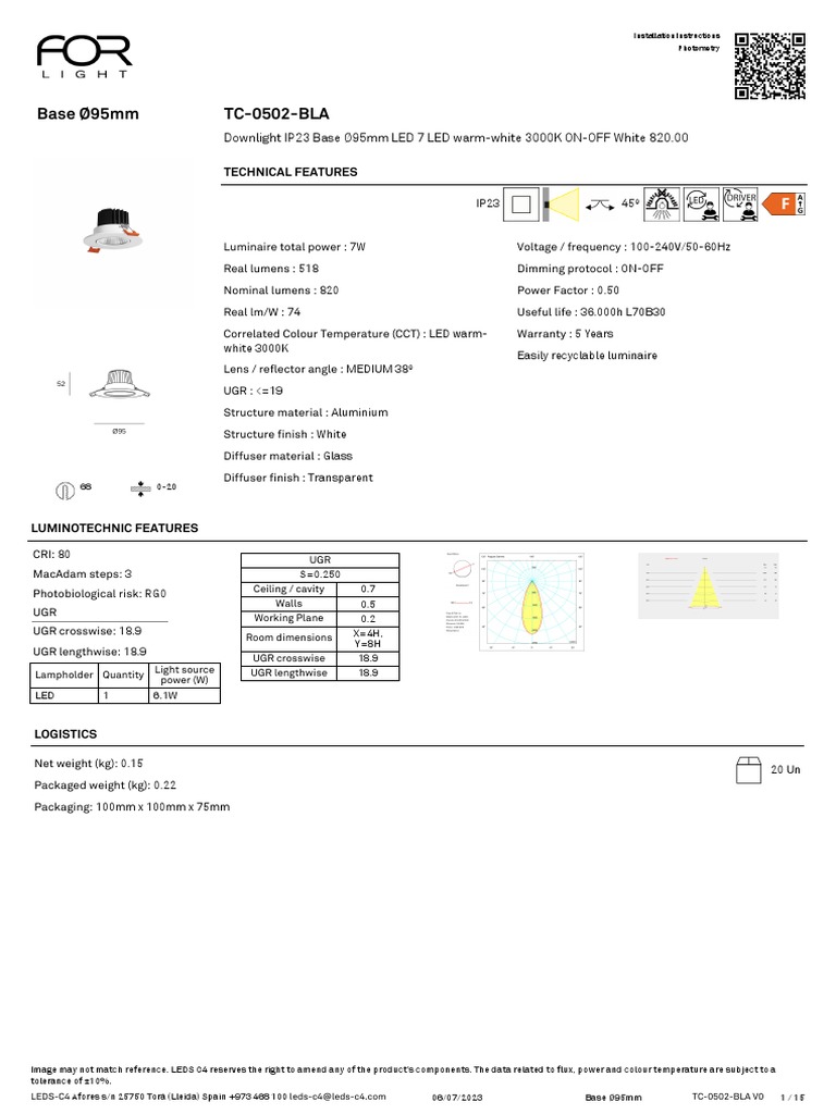 TC 0502 Bla | Download Free PDF | Light | Lighting