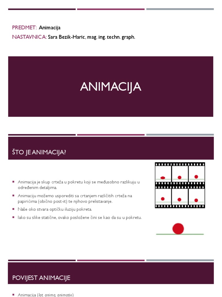 1-1 Animacija | PDF