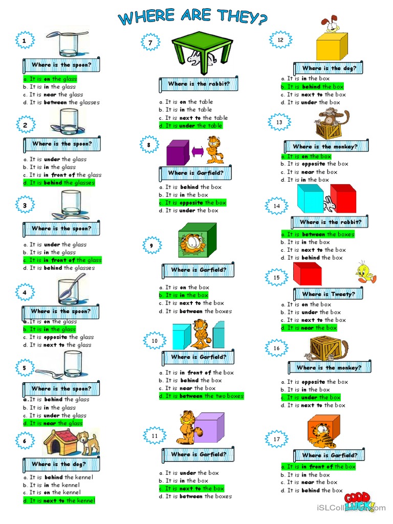 prepositions of place (1) (1) | PDF