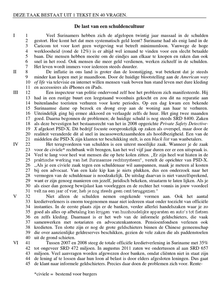 Nederlands Tekst Mulo 2017 (Kopie) | PDF